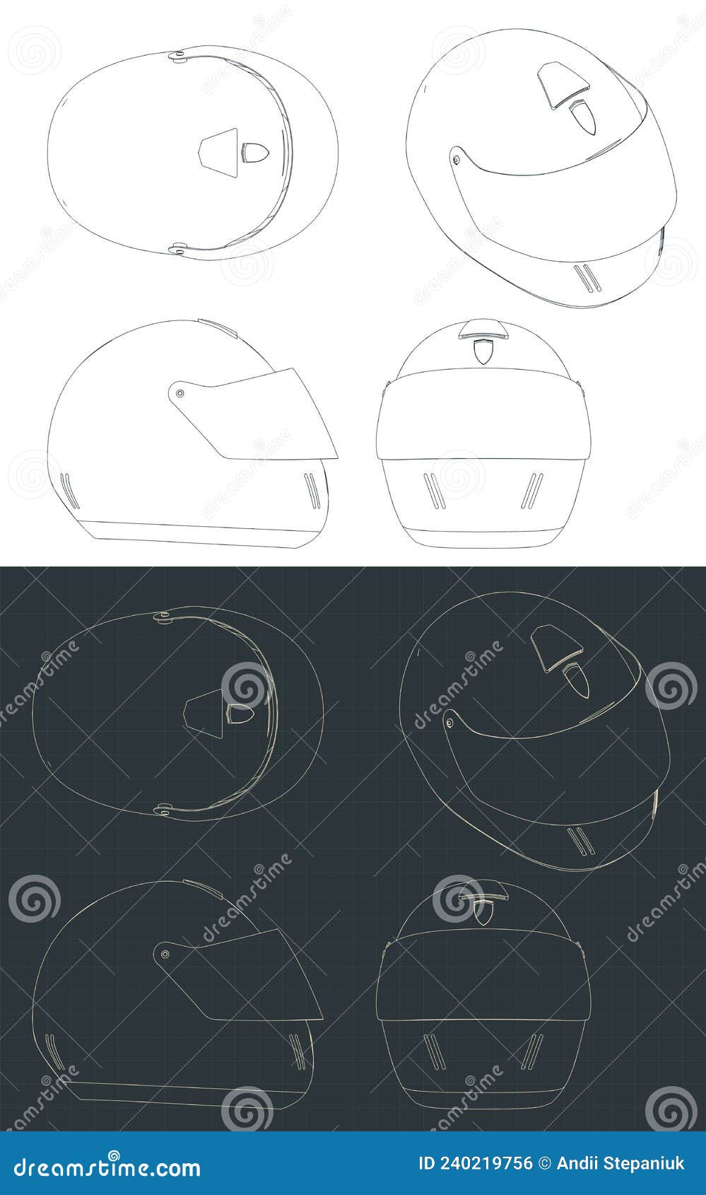 Formula 1 Helmet Blueprints Stock Vector - Illustration of speed, sign ...