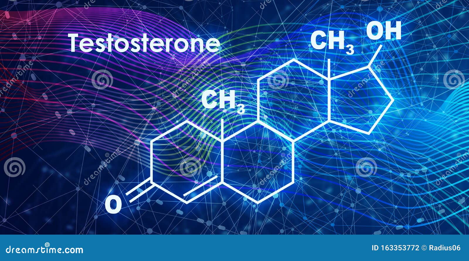 Formula Hormone Testosterone. Stock Illustration - Illustration of ...