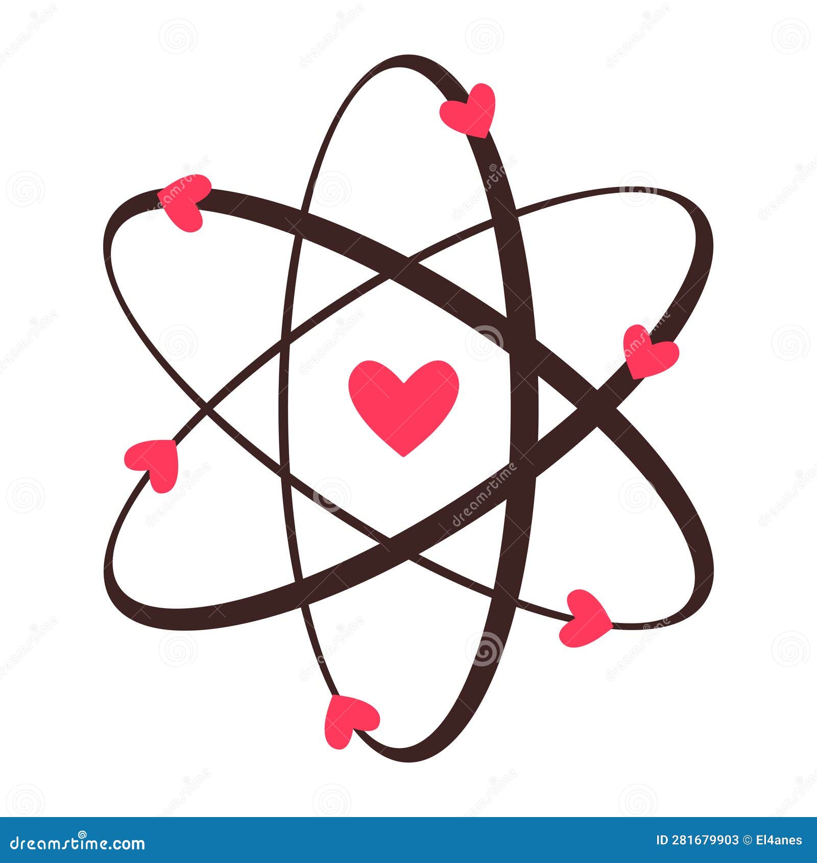 Formula of Love Vector Illustration Stock Vector - Illustration of flat ...