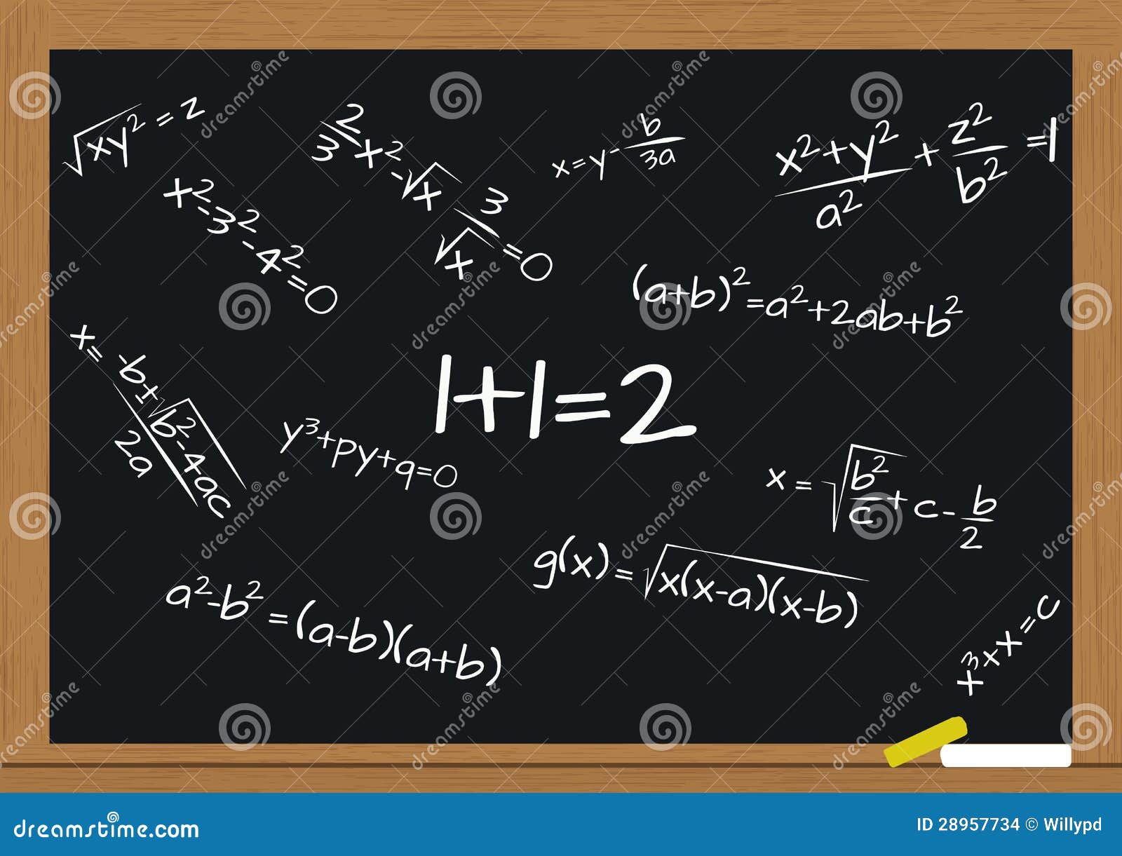 Formula math stock vector. Illustration of scientific - 28957734