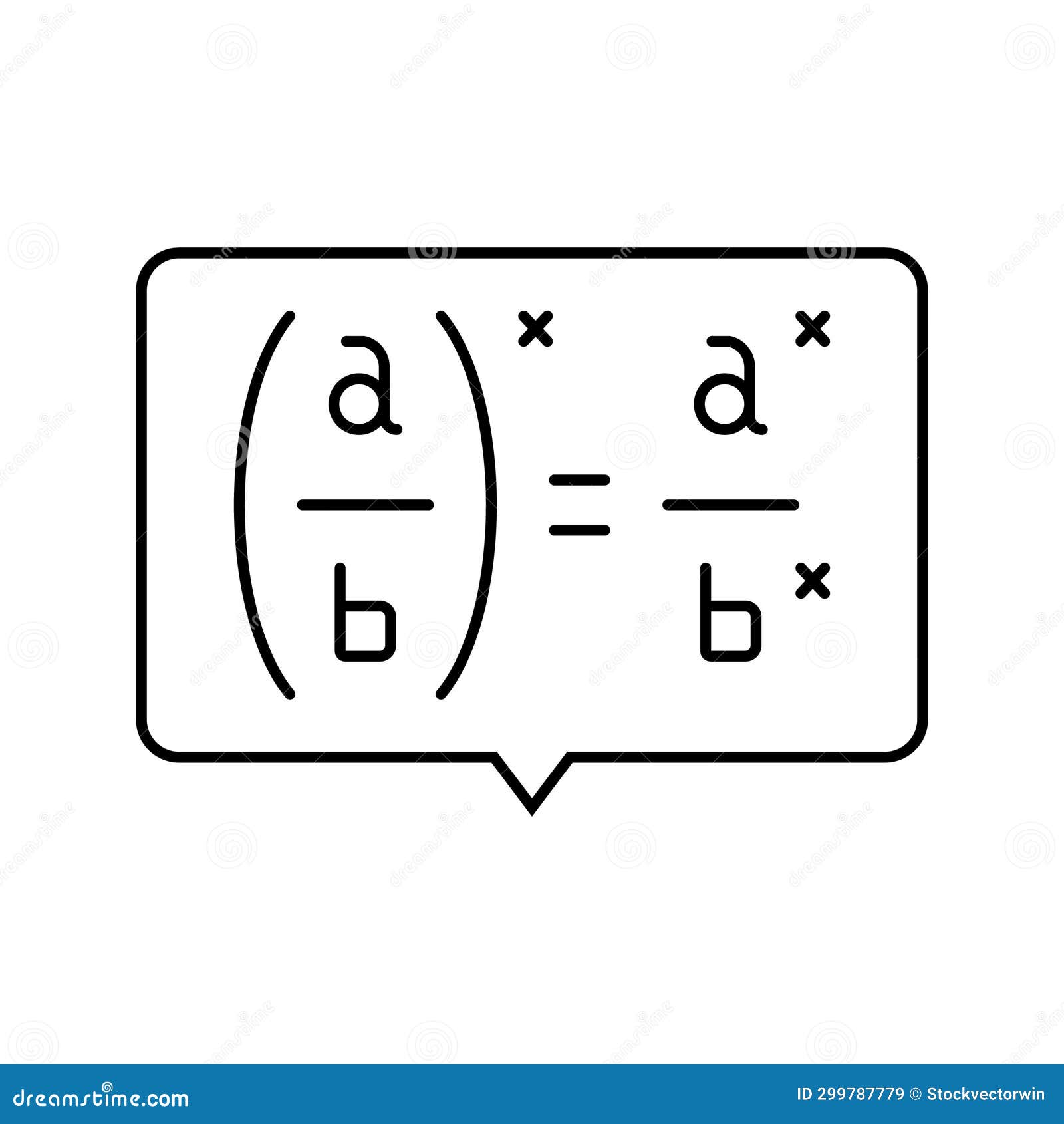 Formula Math Science Education Color Icon Vector Illustration Stock ...