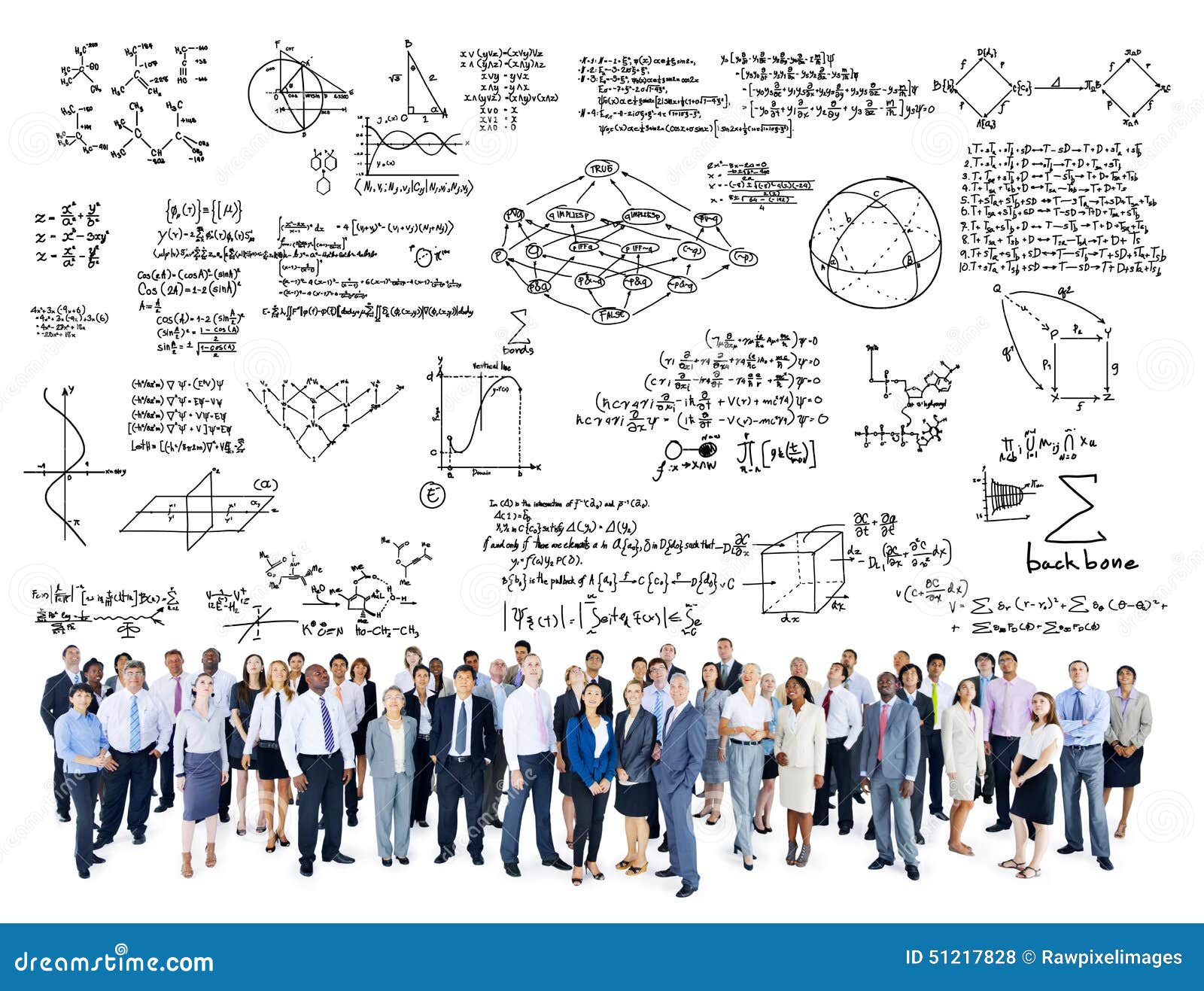 Formula Mathematics Equation Mathematical Symbol Concept Stock ...