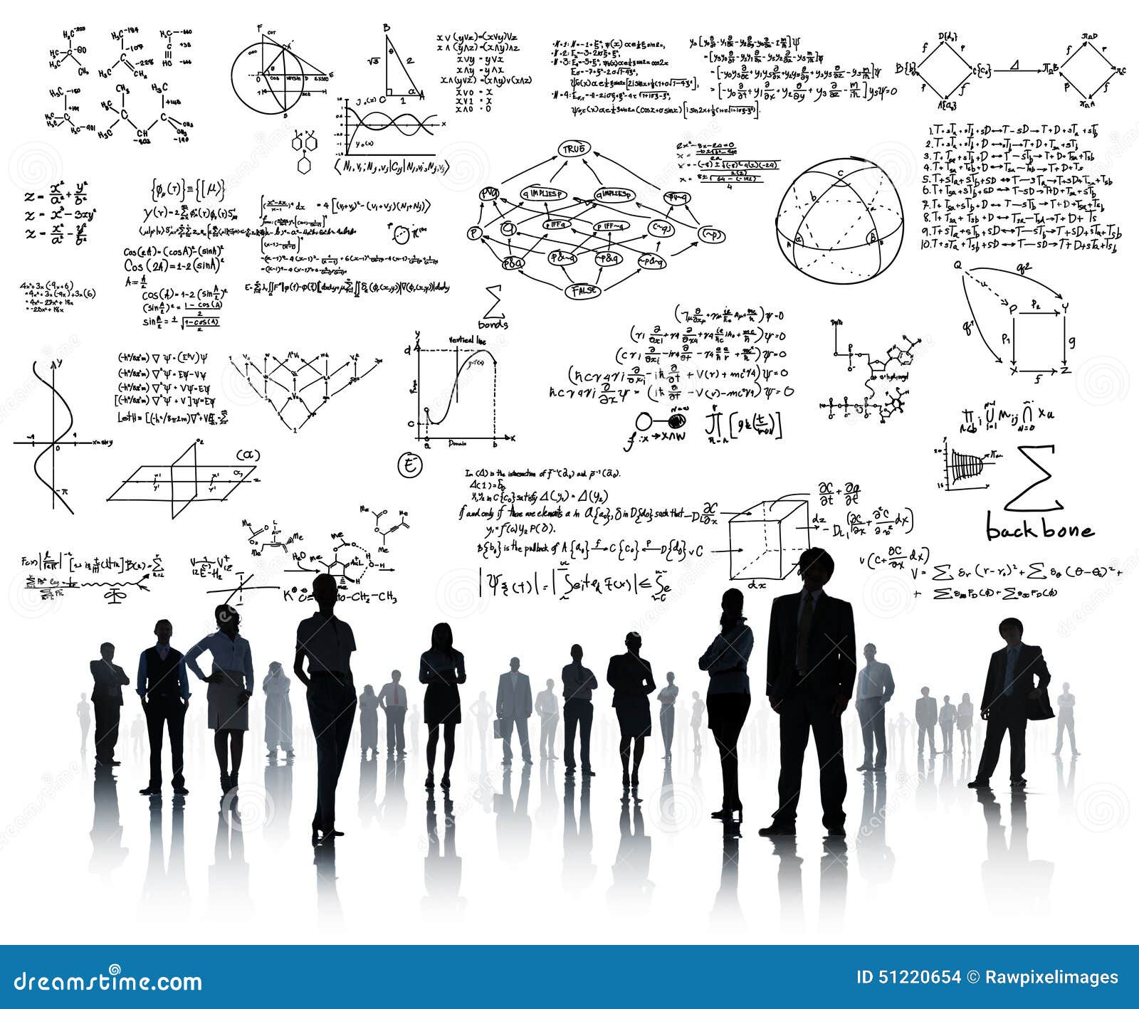 Formula Mathematics Equation Mathematical Symbol Geometry Inform Stock ...