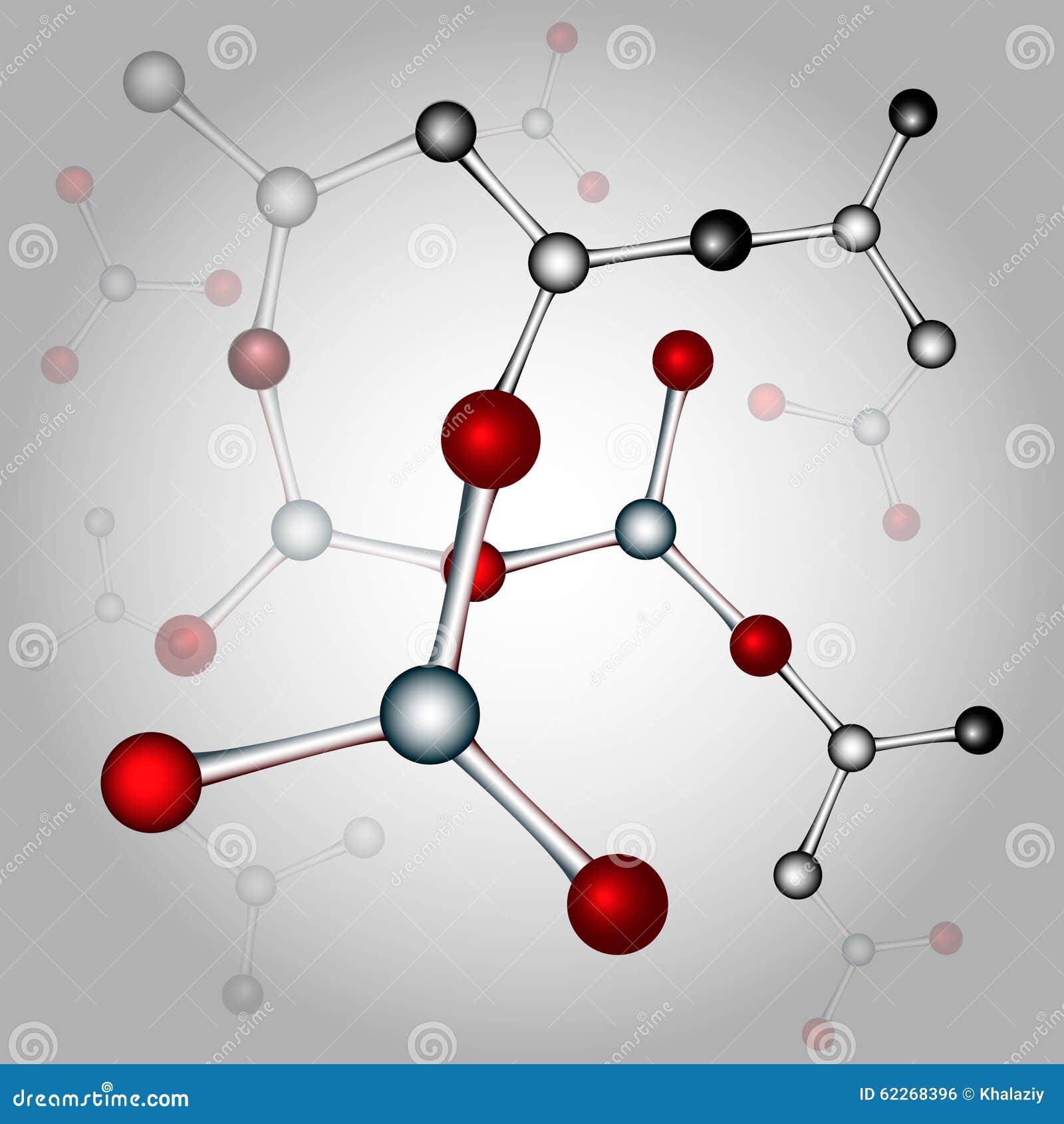 Formula molecolare illustrazione vettoriale. Illustrazione di ricerca ...