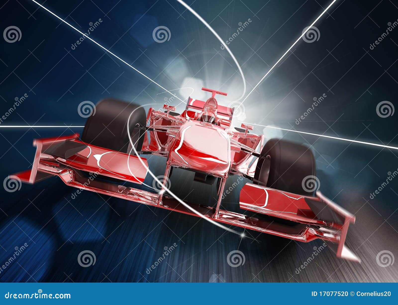 Formula one car concept stock illustration. Illustration of speed ...