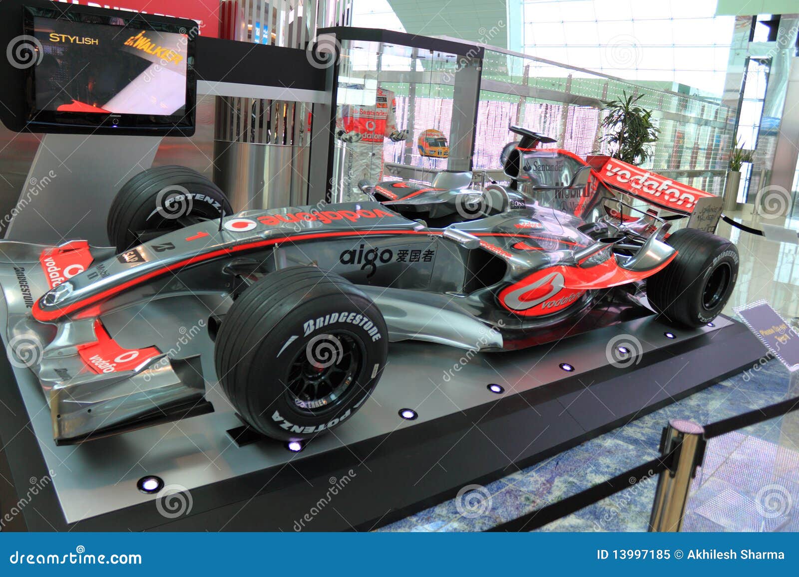 Formula 1 Car On Display At The Ayrton Senna Museum In Imola Editorial ...