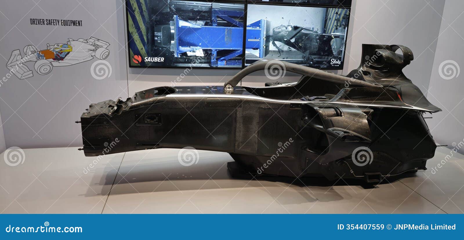 Formula One Car Driver Safety Cabin Editorial Stock Image - Image of ...