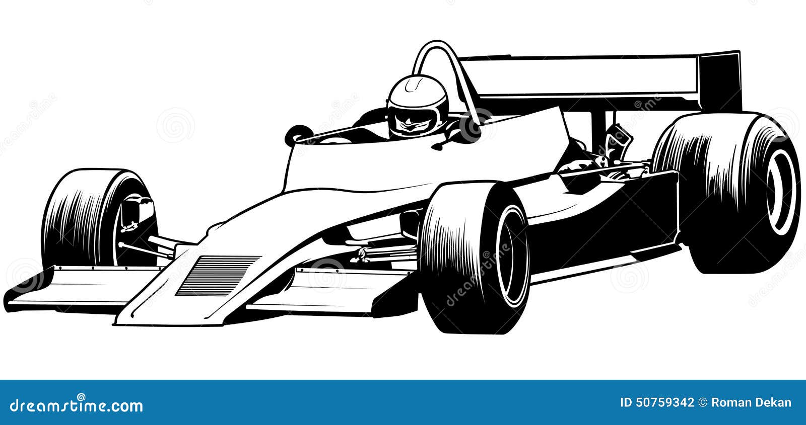 Formula One stock vector. Illustration of racing, auto - 50759342