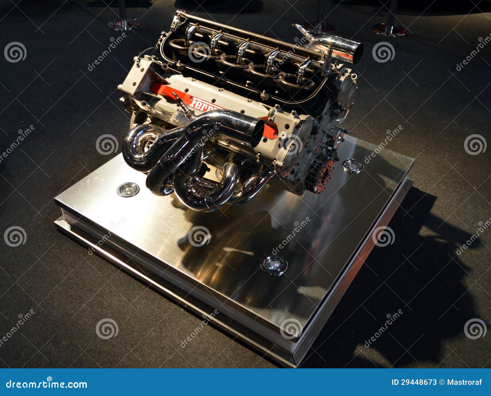 Formula One Engine editorial stock photo. Image of prancing - 29448673