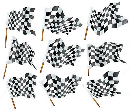 Formula one flags stock vector. Illustration of competition - 5574153