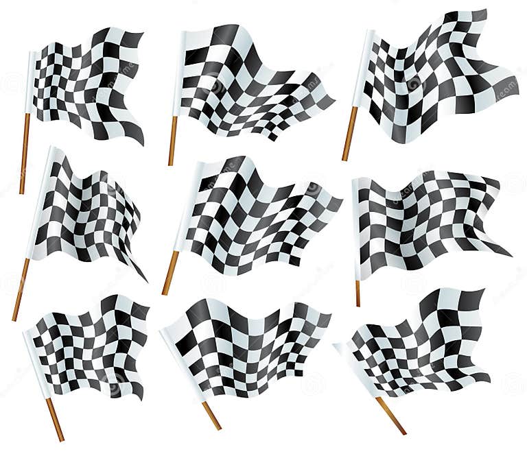Formula one flags stock vector. Illustration of competition - 5574153