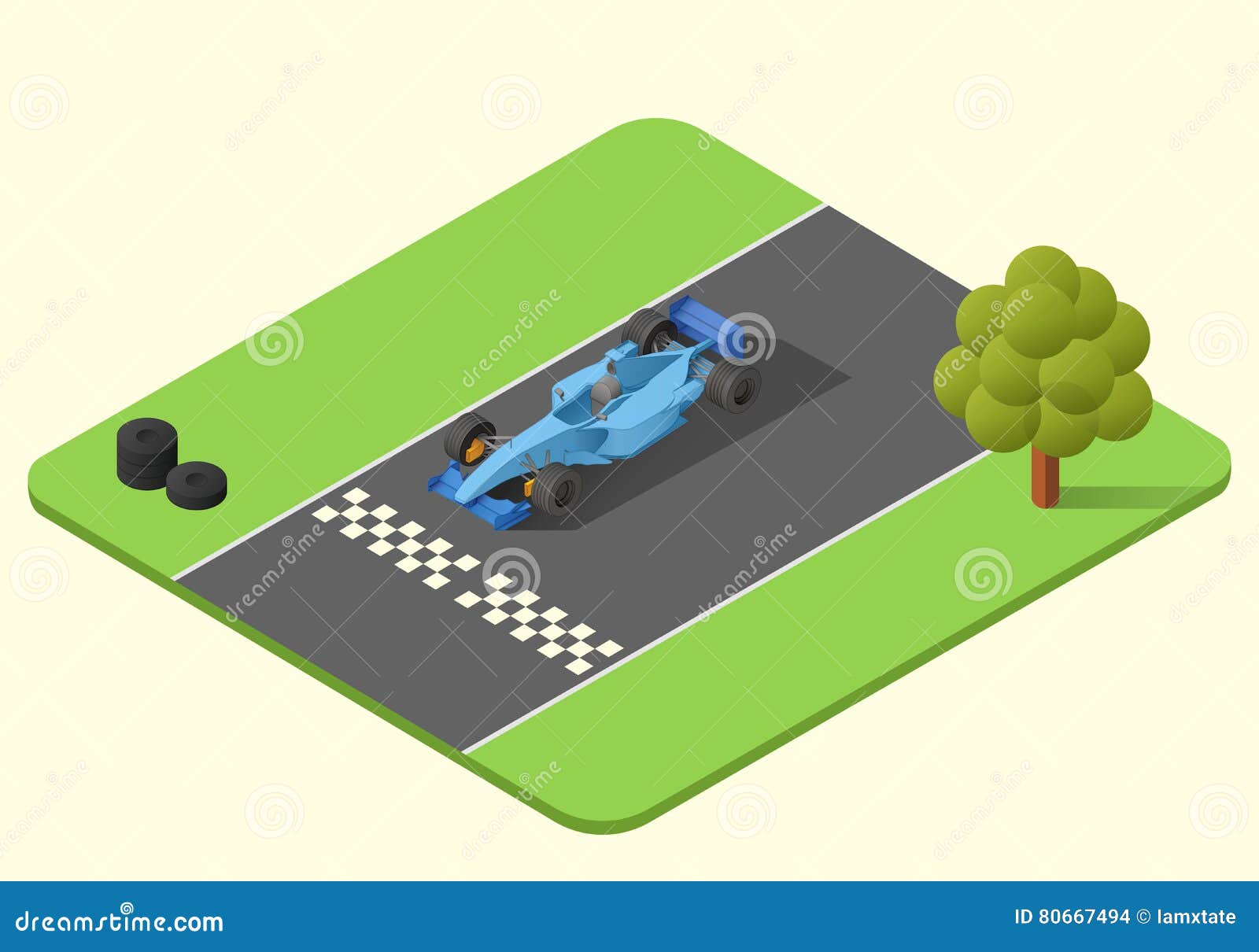 Formula one race car stock vector. Illustration of modern - 80667494