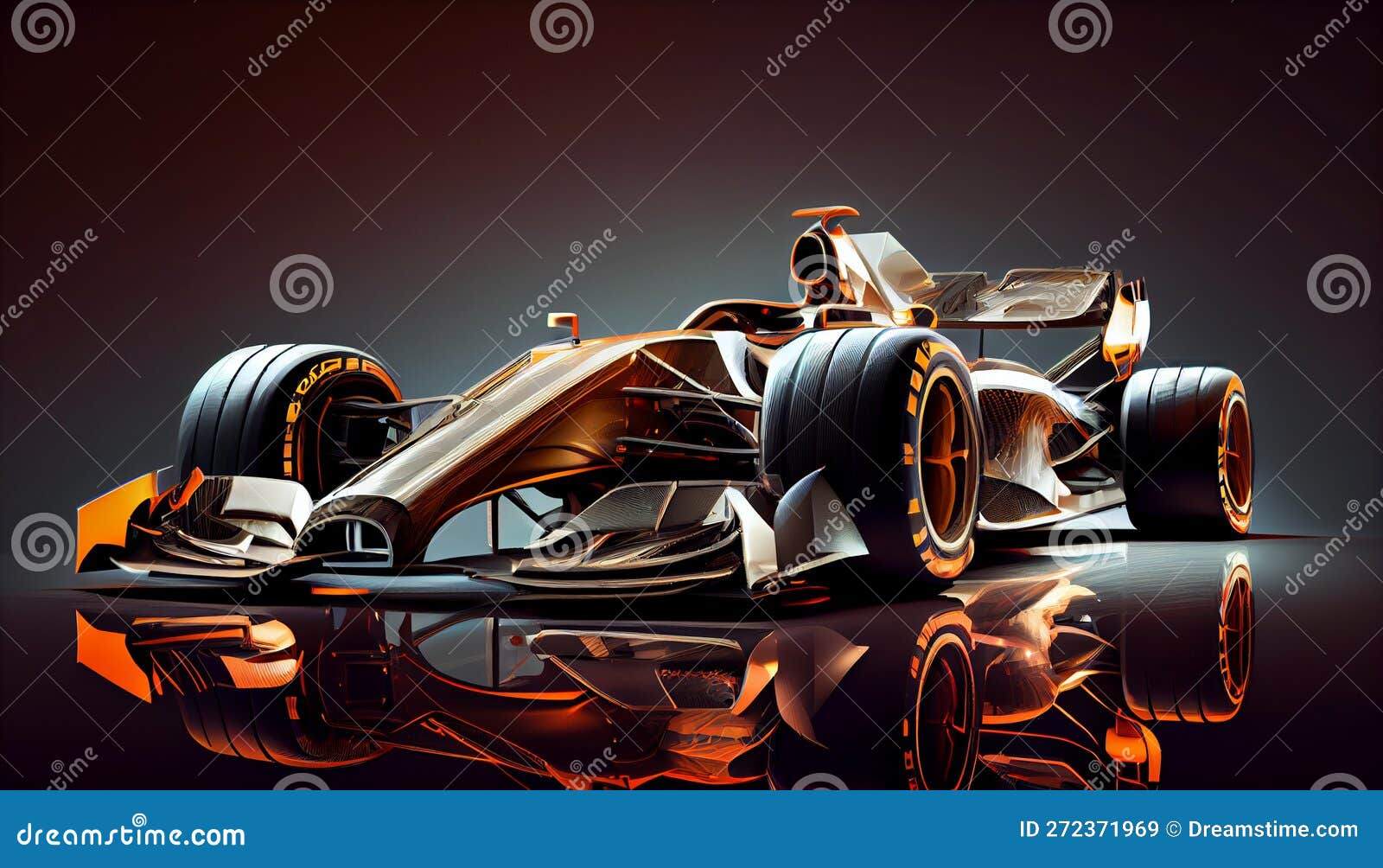 Formula One Race Red Car on Speed Track - Motion Blur Stock ...
