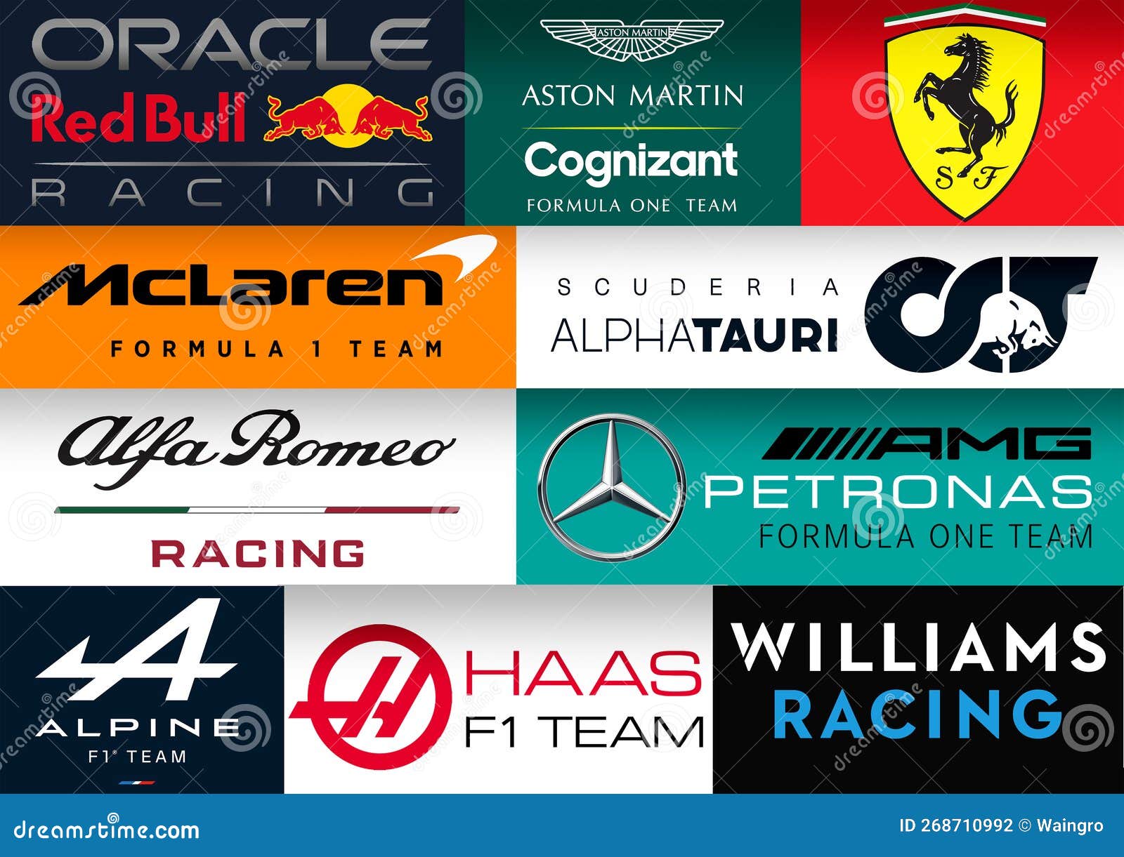 Formula One Racing Teams Overview Editorial Photography - Image of ...