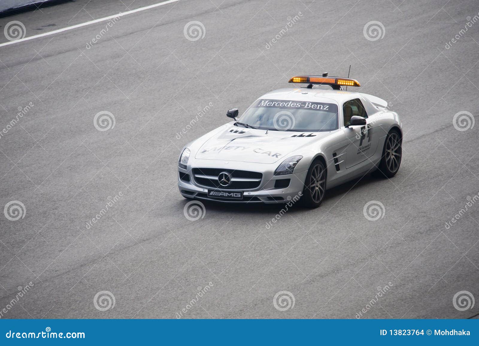 Formula One Safety Car editorial stock image. Image of dangerous - 13823764