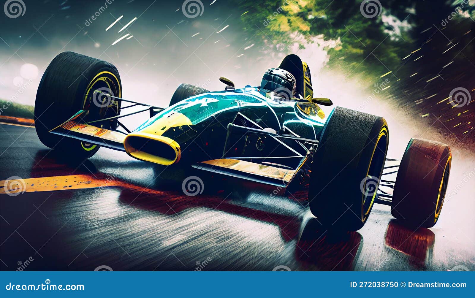 Formula Race Car. Fast Speed Stock Photo - Image of drive, sport: 272038750