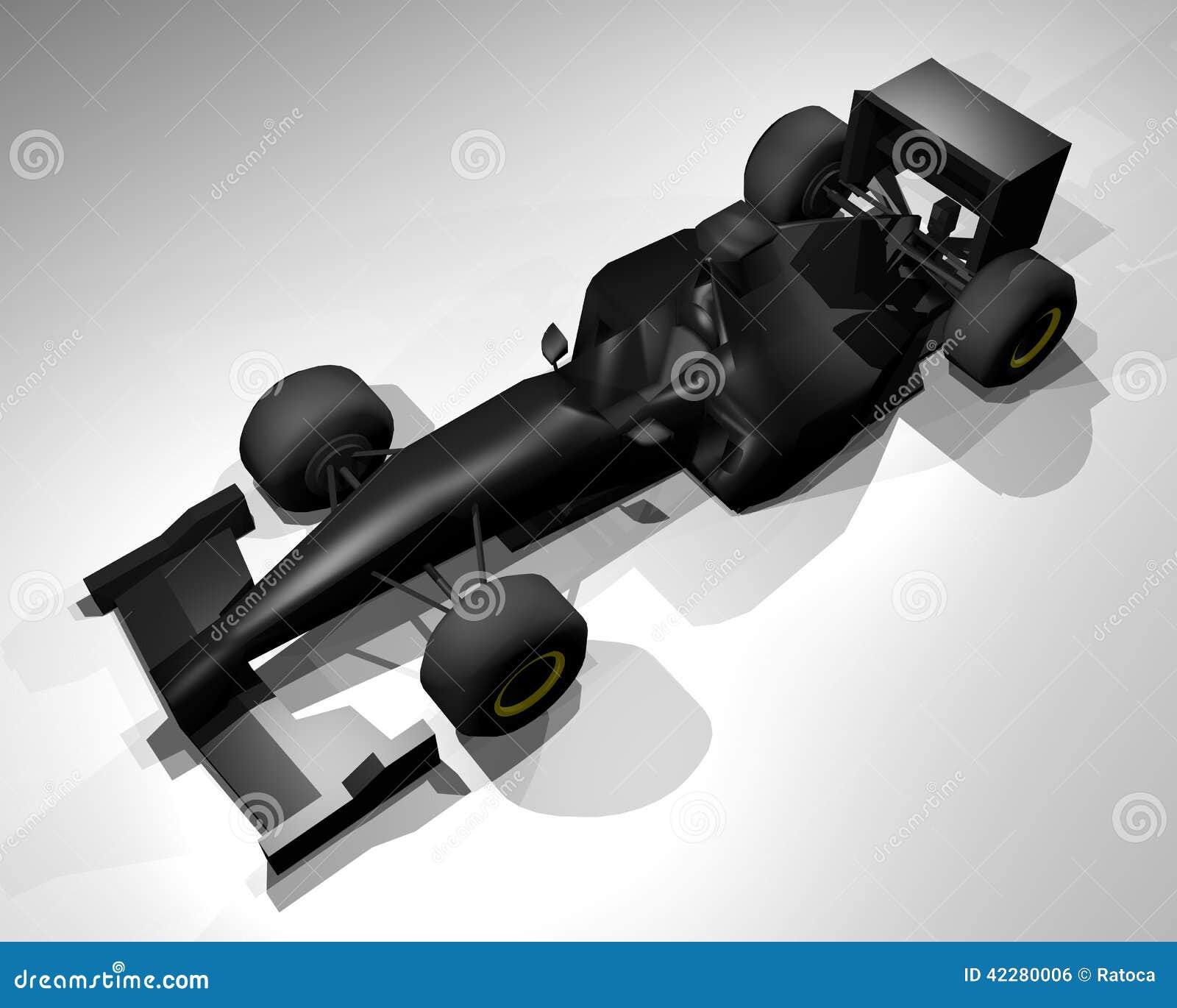 3D Render - Formula One Chassis Structural Analysis Royalty-Free ...