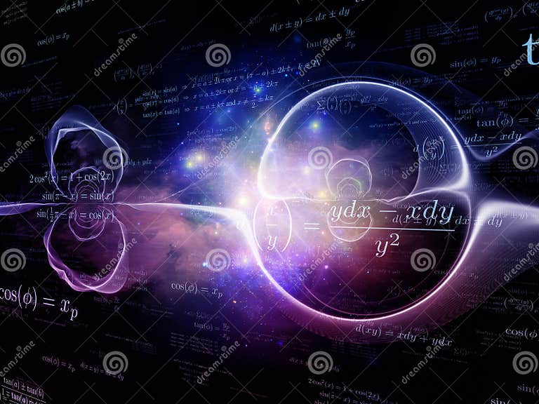 Formula Space stock illustration. Illustration of information - 204676628