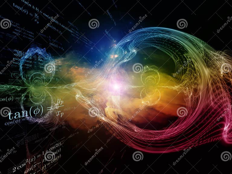 Formula Space stock illustration. Illustration of curve - 205320202