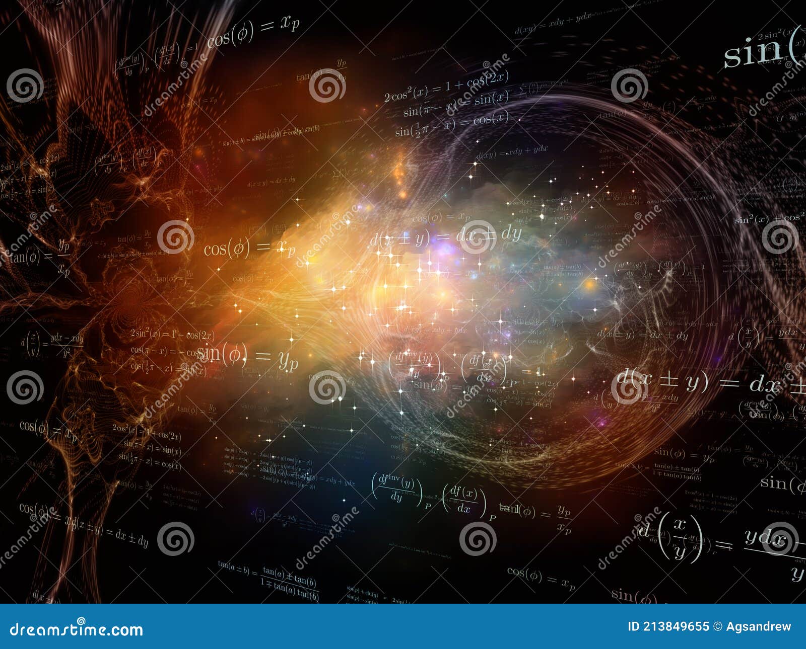 Formula Space stock illustration. Illustration of knowledge - 213849655