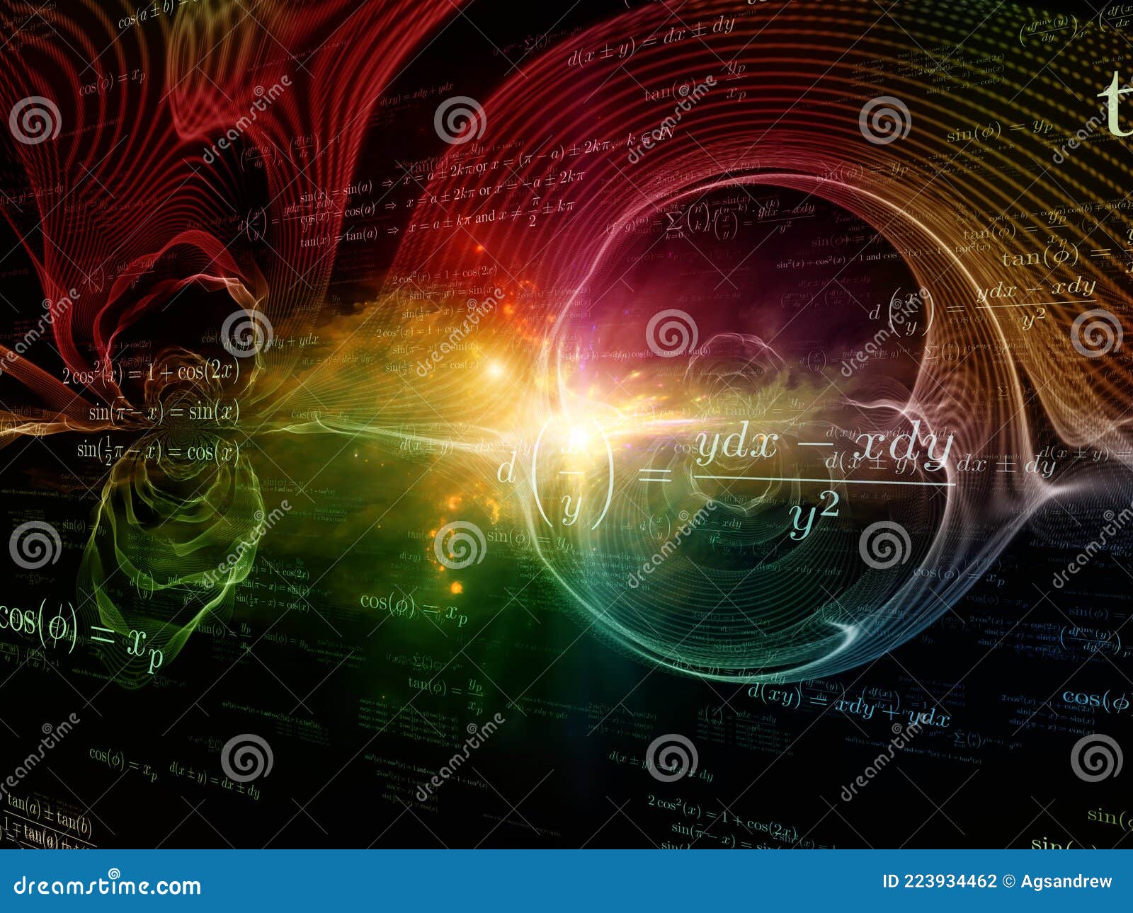 Formula Space stock illustration. Illustration of symbol - 223934462