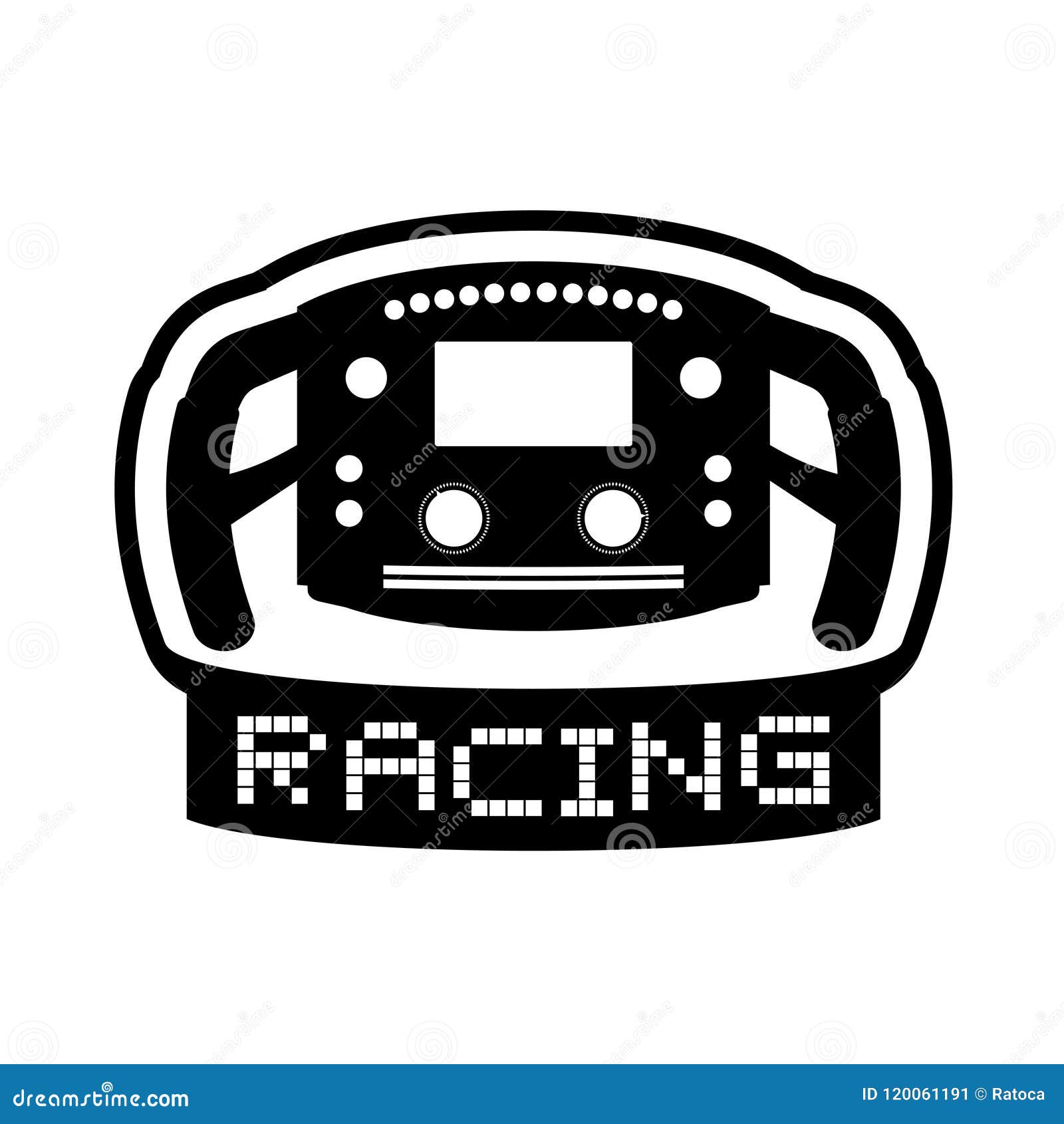 F1 Steering Wheel Vector