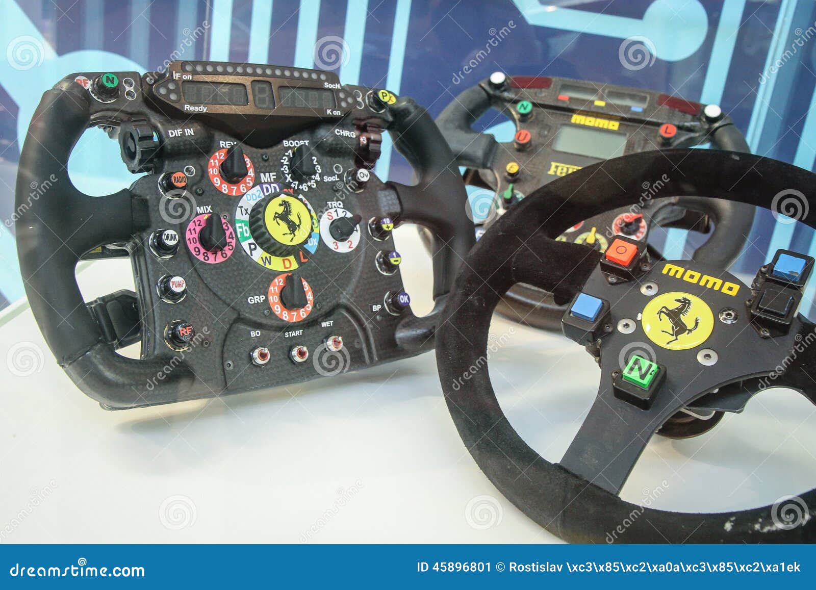 Formula steering wheels editorial photo. Image of gauge - 45896801