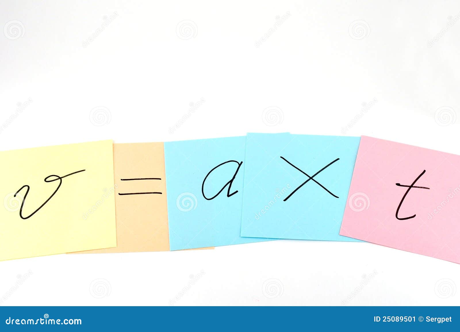 Formula of velocity stock image. Image of physics, study - 25089501