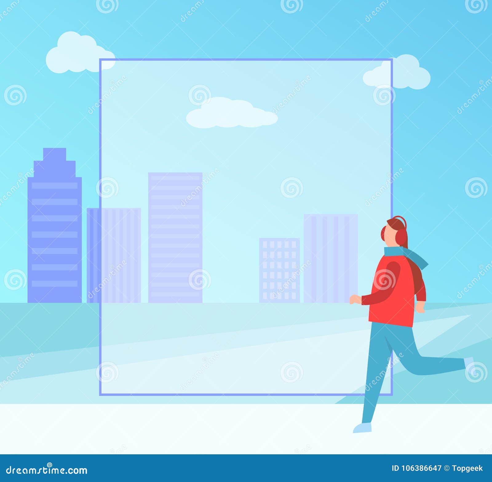 Formulario Del Relleno Del Cartel Del Invierno En El Ejemplo Del Vector ...