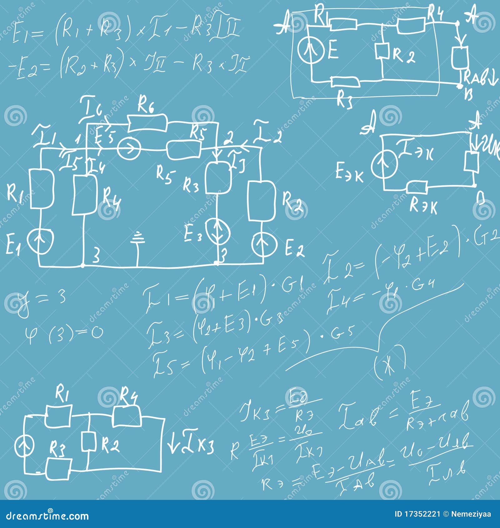 Formulas stock vector. Illustration of color, cartoon - 17352221