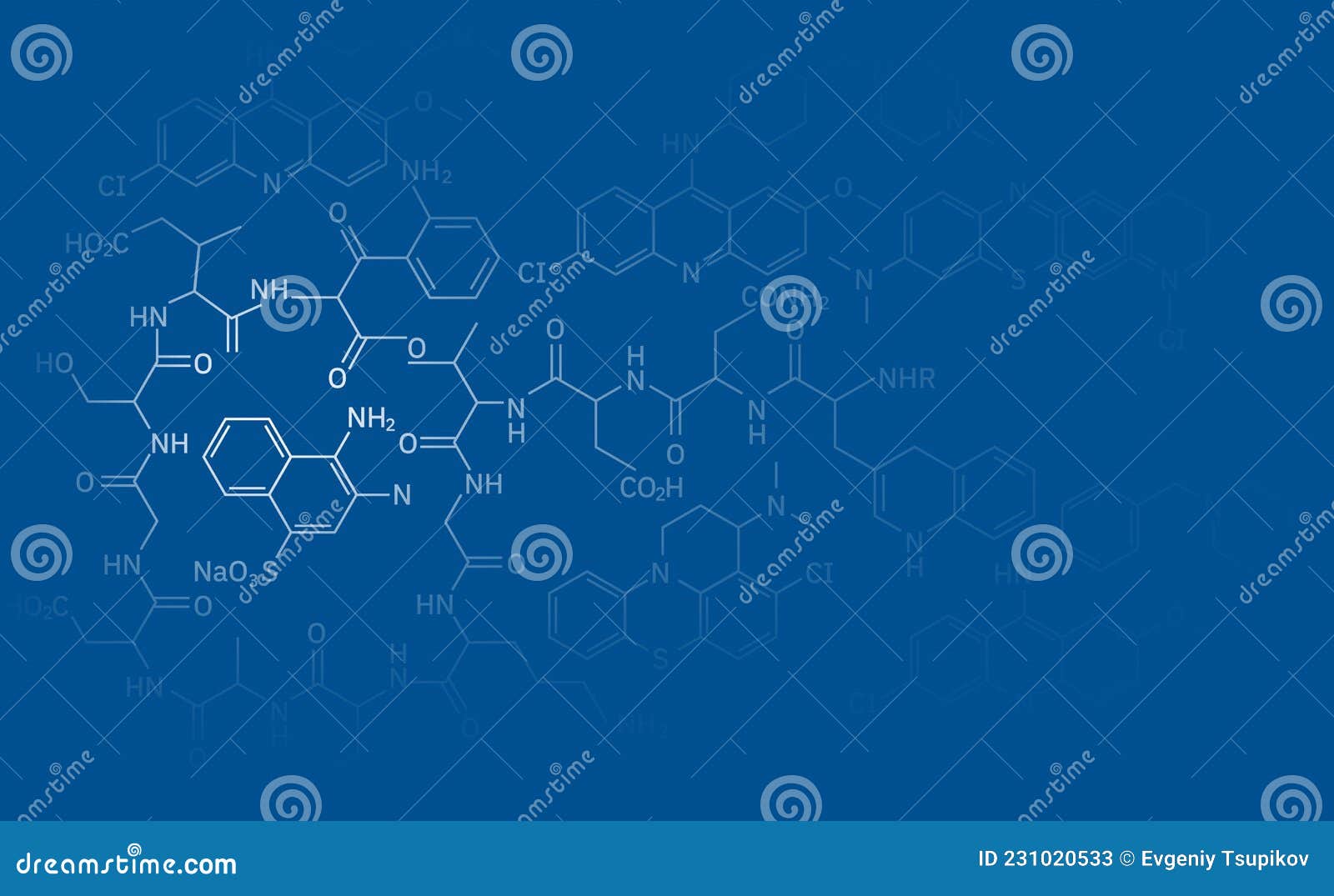 Formulas for Organic Chemistry. Stock Vector - Illustration of organic ...