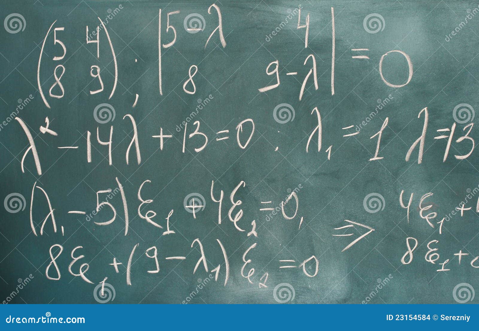 Formulas written stock photo. Image of mathematician - 23154584