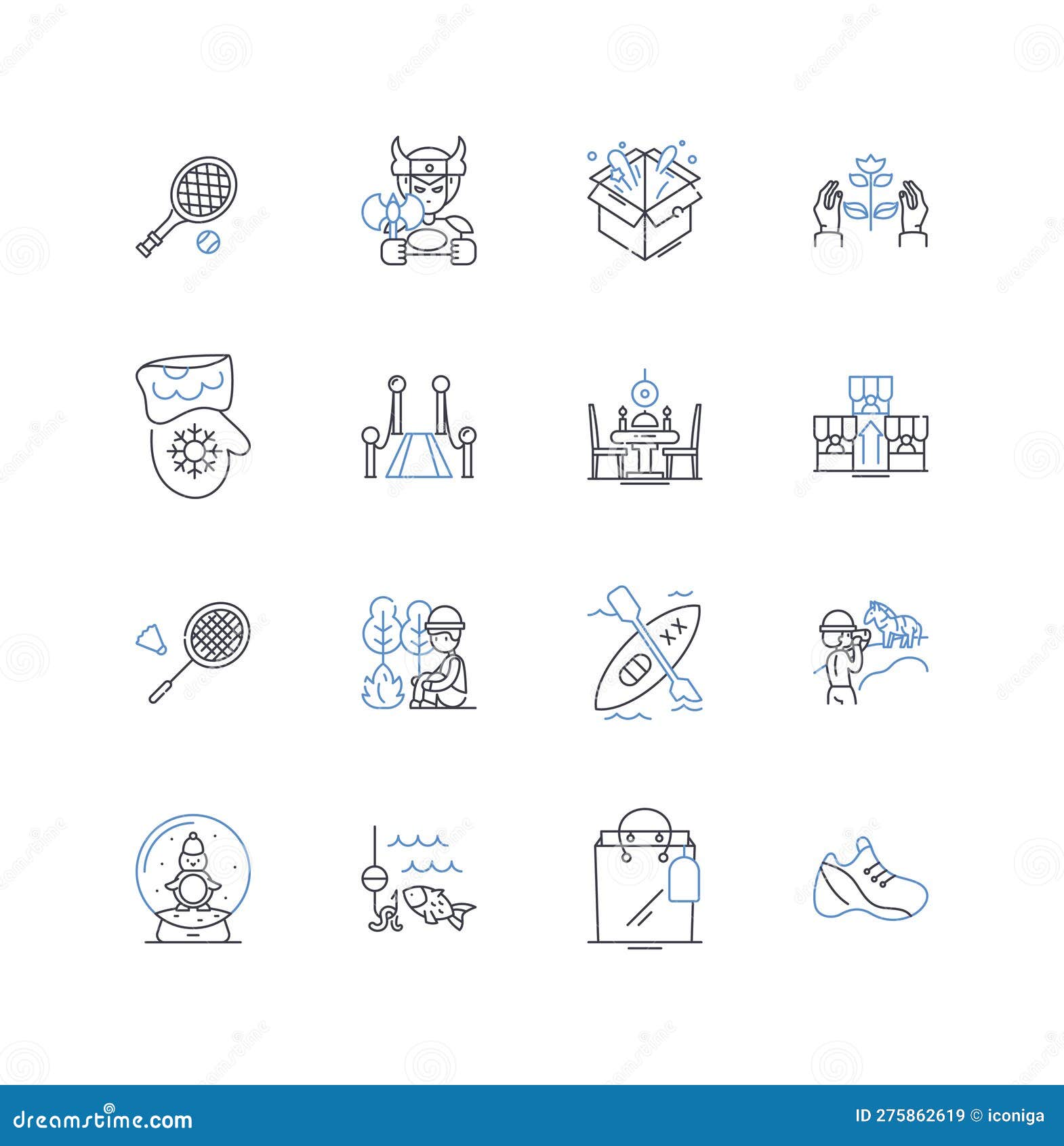 Formulating Line Icons Collection. Ingredients, Experimentation ...