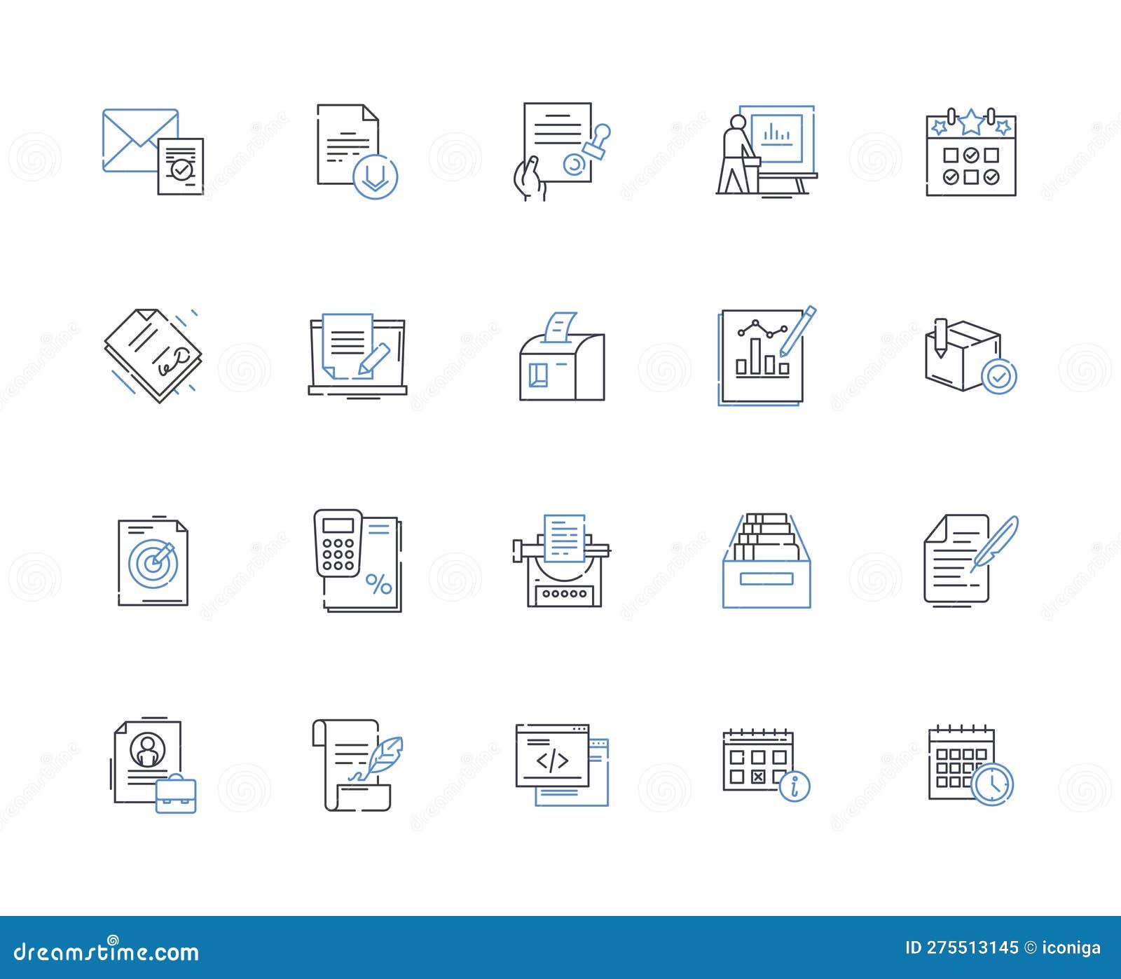 Formulating Line Icons Collection. Ingredients, Experimentation ...