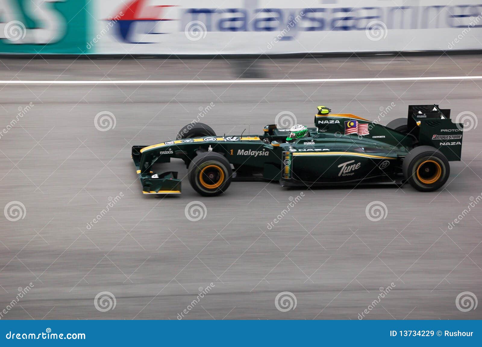 Formule 1 Sepang 2010 redactionele stock afbeelding. Image of snelweg ...