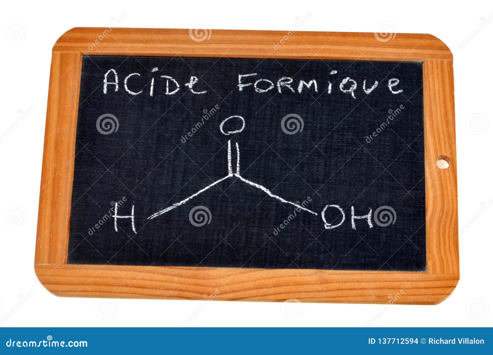 Formule Chimique D'acide Formique Illustration Stock - Illustration du ...