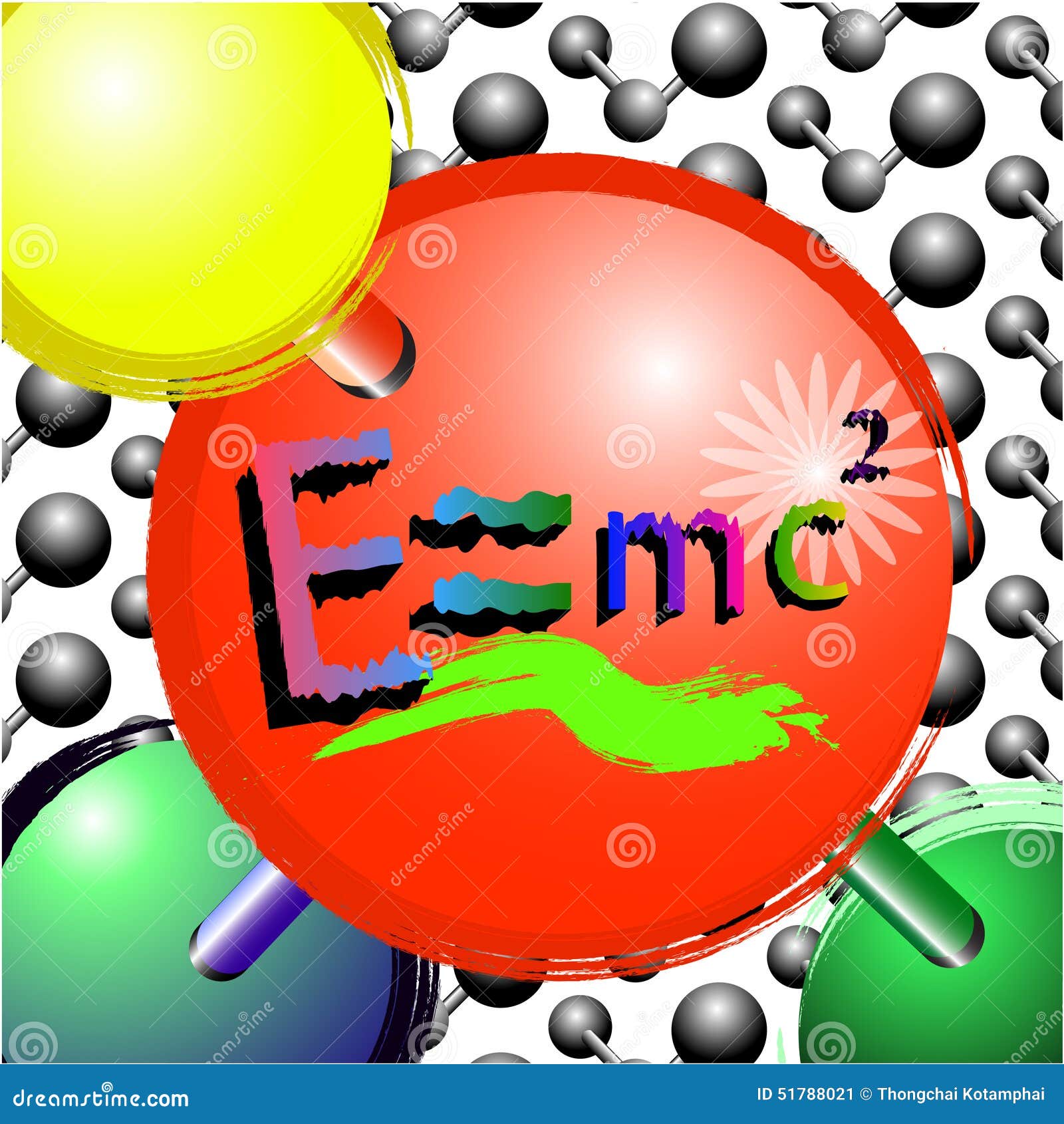 Formule EMC illustration de vecteur. Illustration du cerveau - 51788021