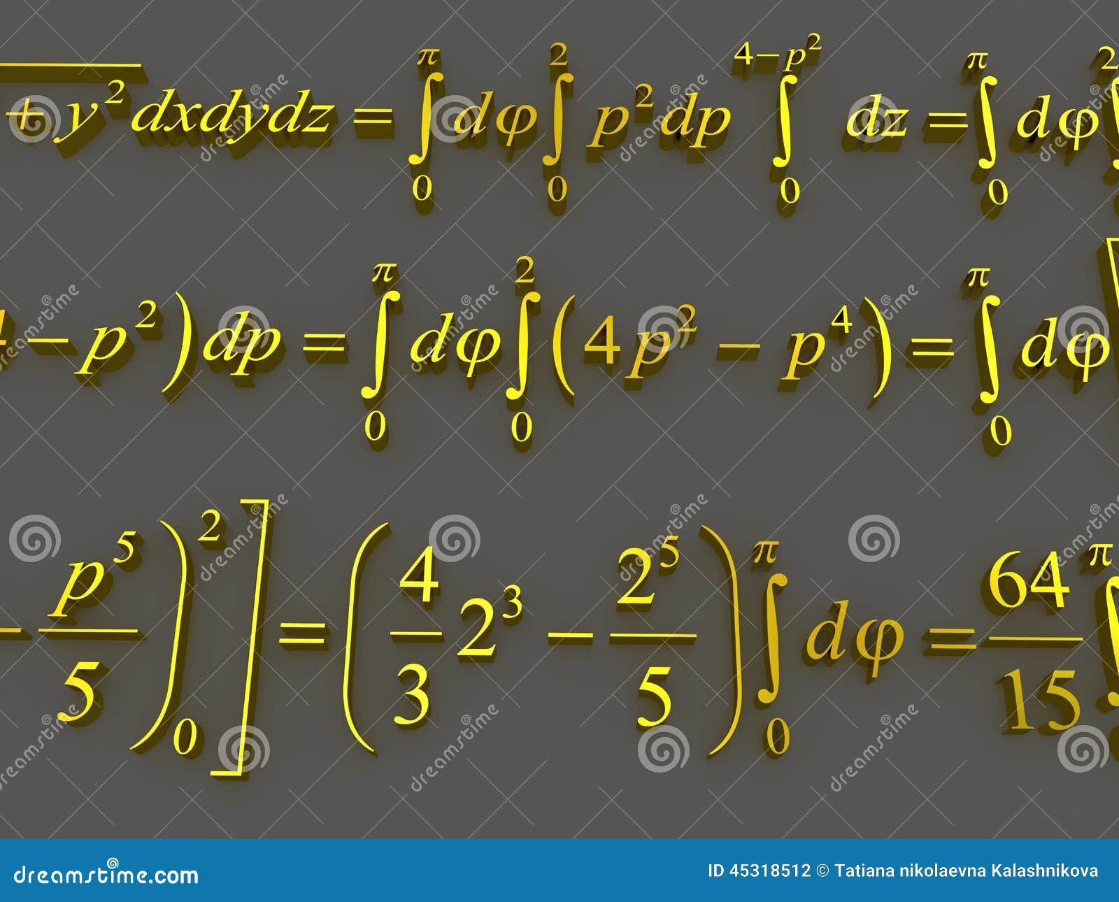 Formule matematiche illustrazione di stock. Illustrazione di immagine ...