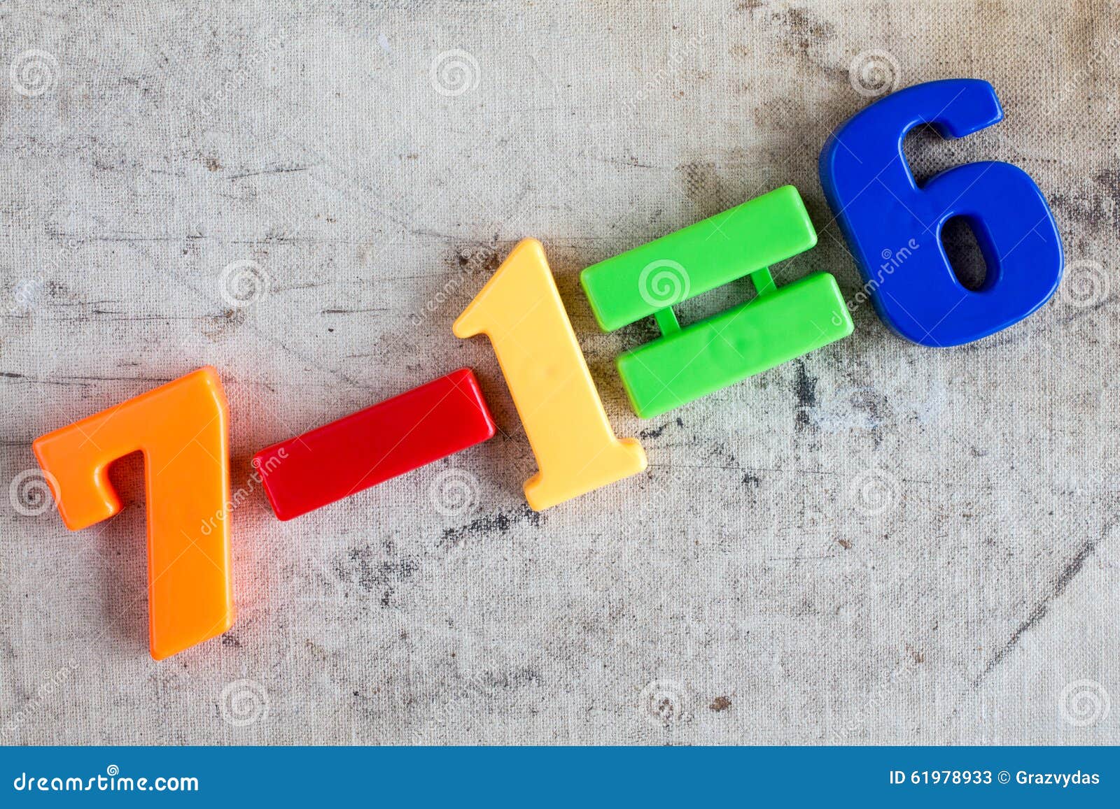 Formule Simple De Soustraction Image stock - Image du école ...