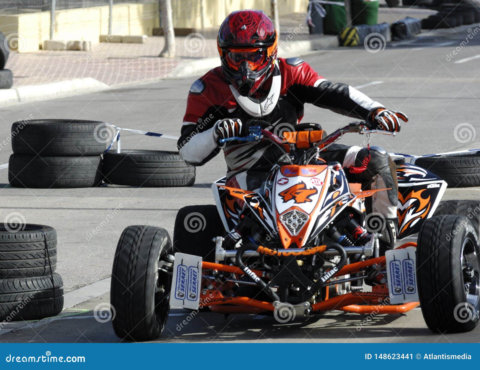 Professional Go Kart Racing Editorial Photo - Image of small, track ...