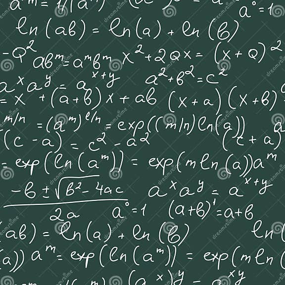 Formules de maths illustration de vecteur. Illustration du ...