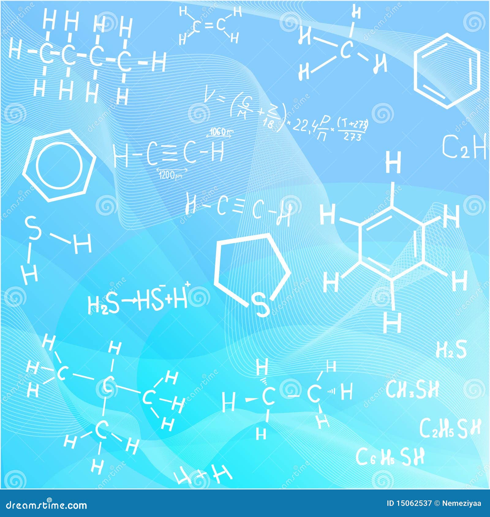 Formules de physique illustration de vecteur. Illustration du cosmos ...