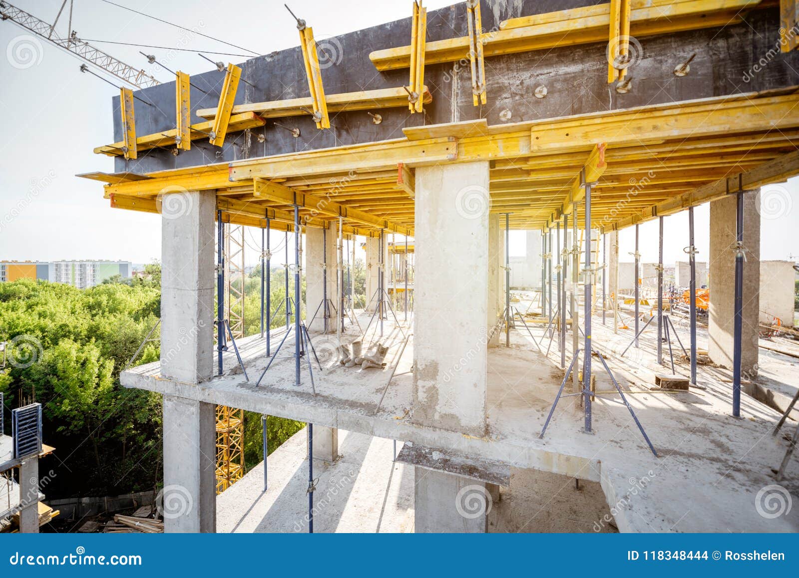 Concrete Building Construction Process