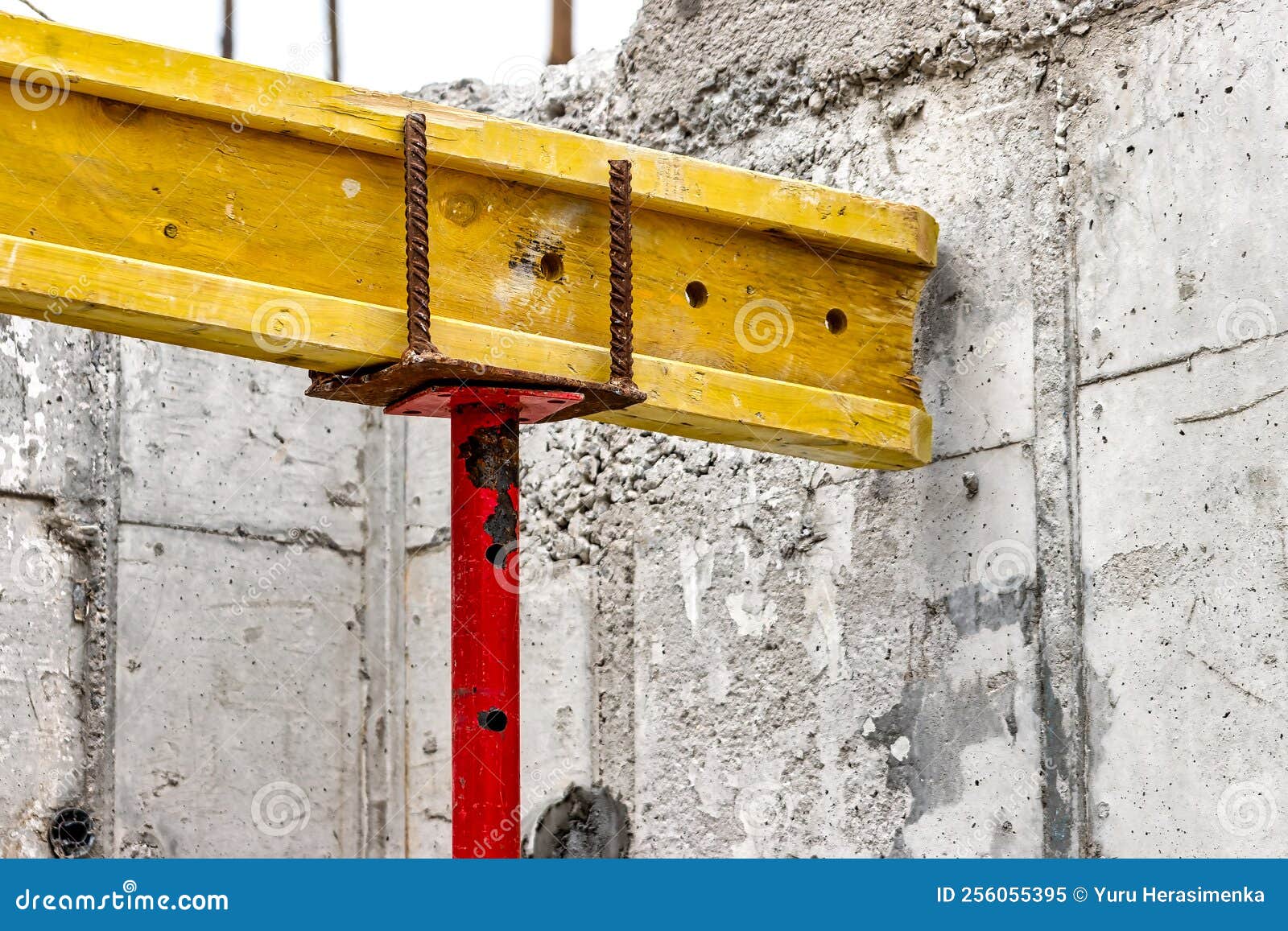 Formwork for Pouring the Second Floor of a Monolithic Building ...