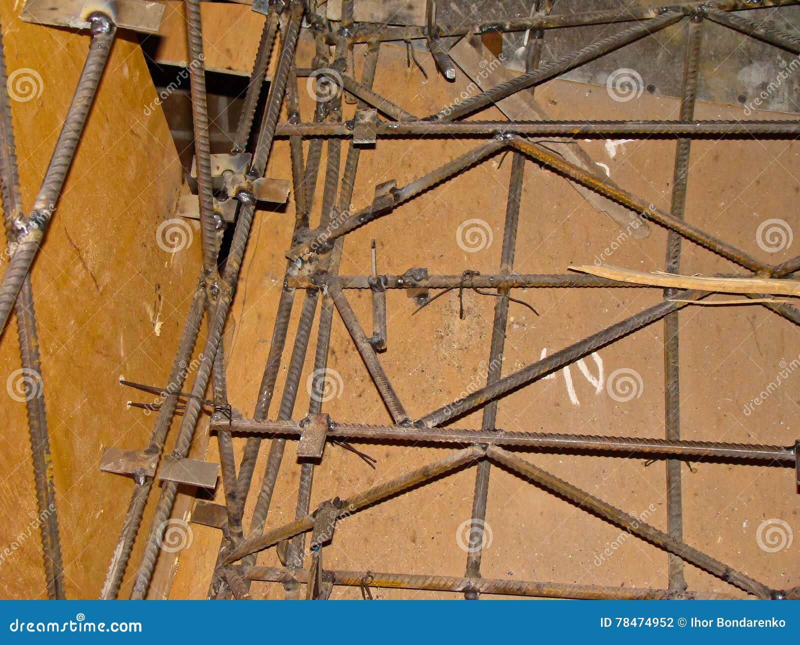 Formwork for stairs stock photo. Image of brick, formwork - 78474952