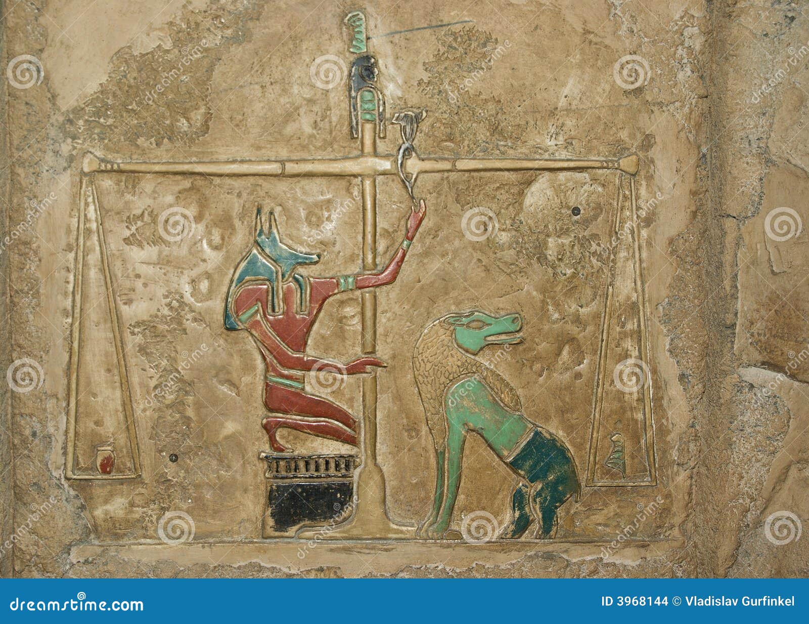 Forntida Egyptier Målad Lättnad Arkivfoto - Bild av tappning, lättnad ...