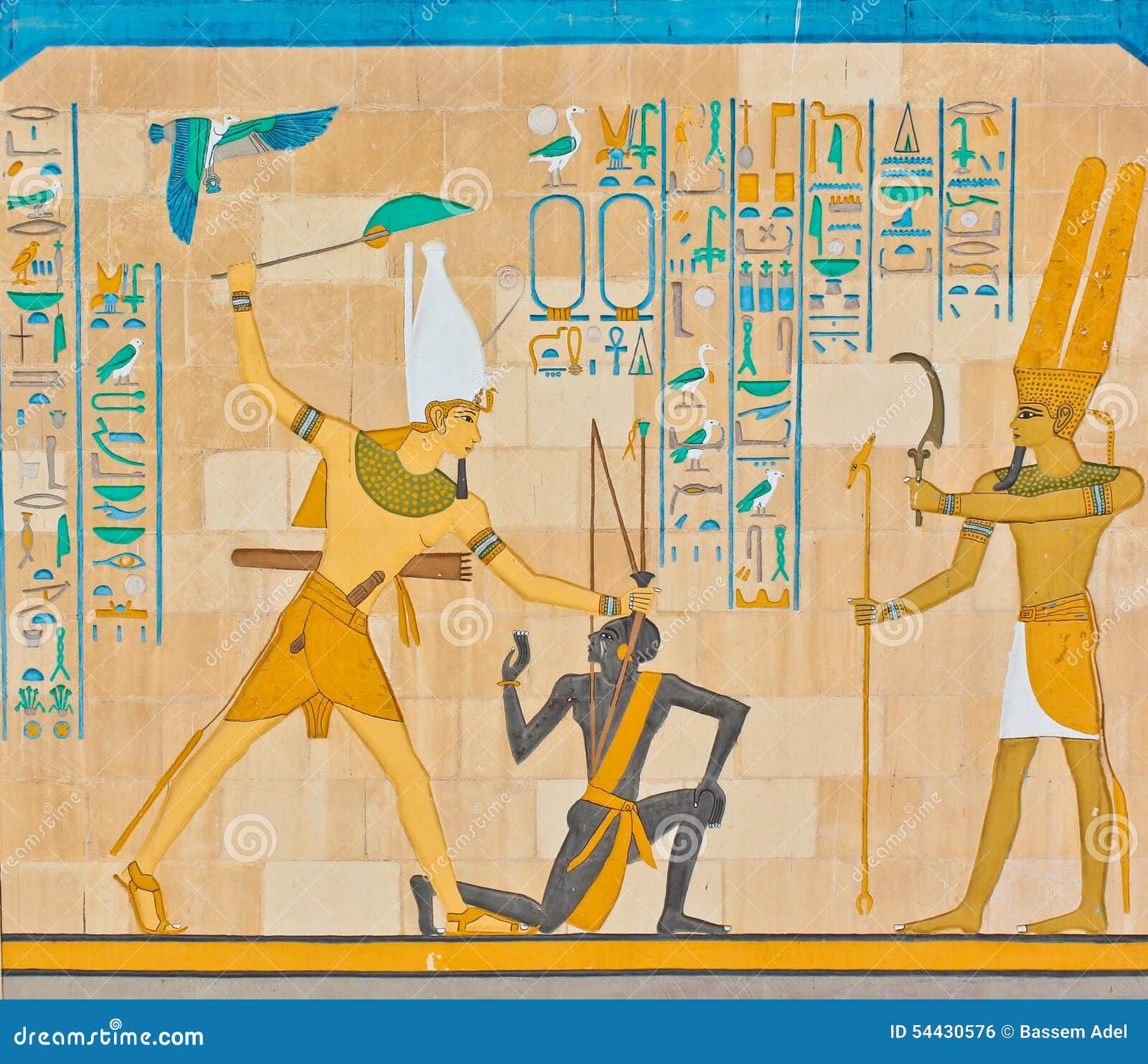 Forntida Egyptisk Pharaonic Konst Arkivfoto - Bild av egypten, modell ...