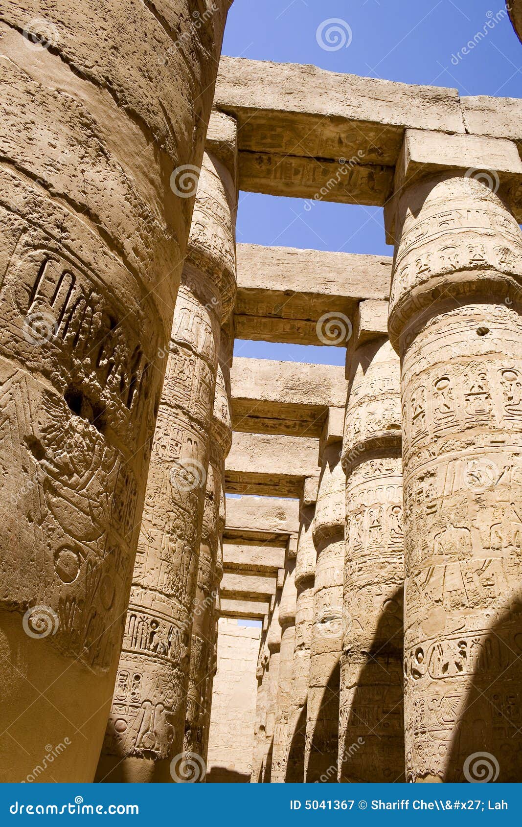 Forntida pelare fotografering för bildbyråer. Bild av egyptier - 5041367