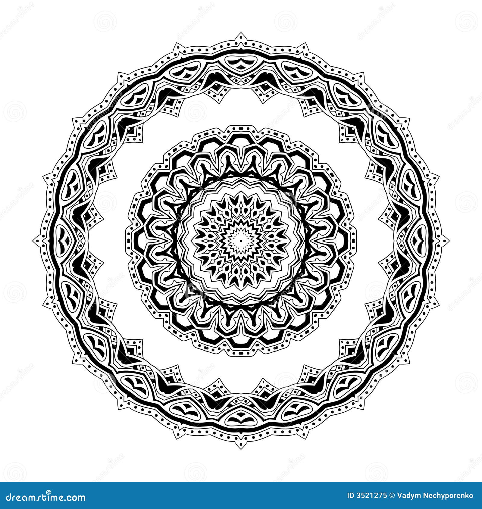 Forntida prydnad stock illustrationer. Illustration av prydnad - 3521275