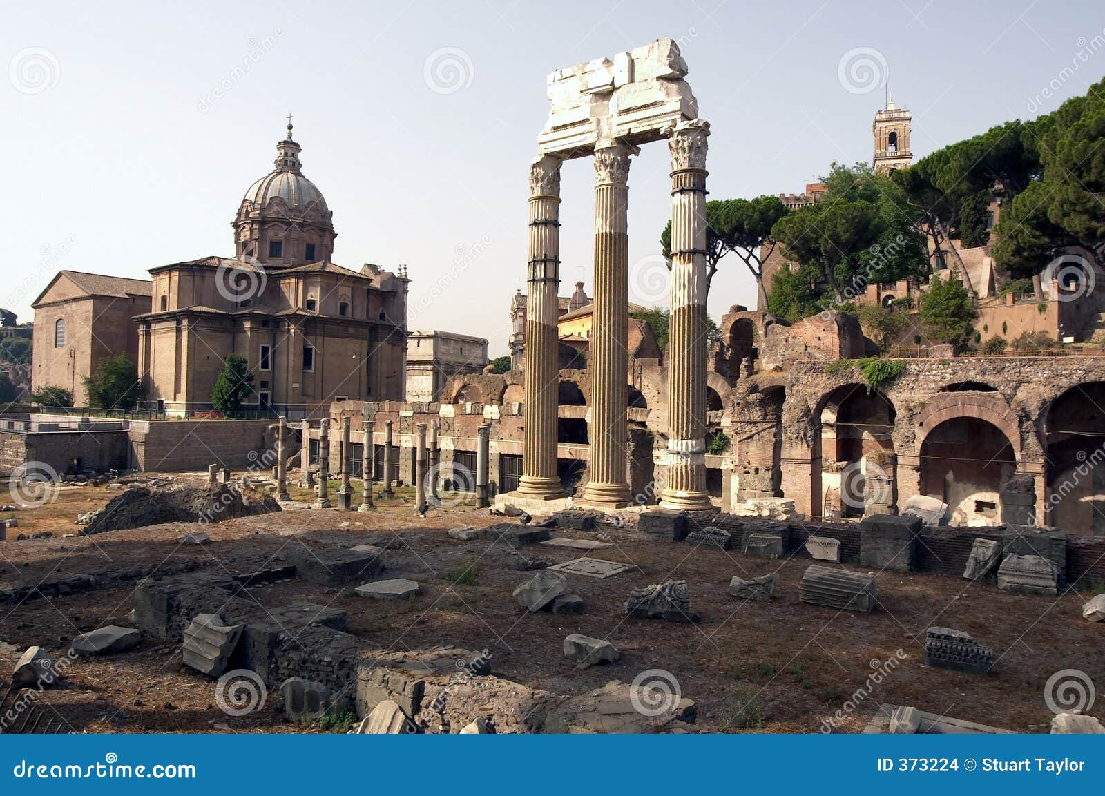 Foro Romano, Rome stock photo. Image of rome, roman, sights - 373224